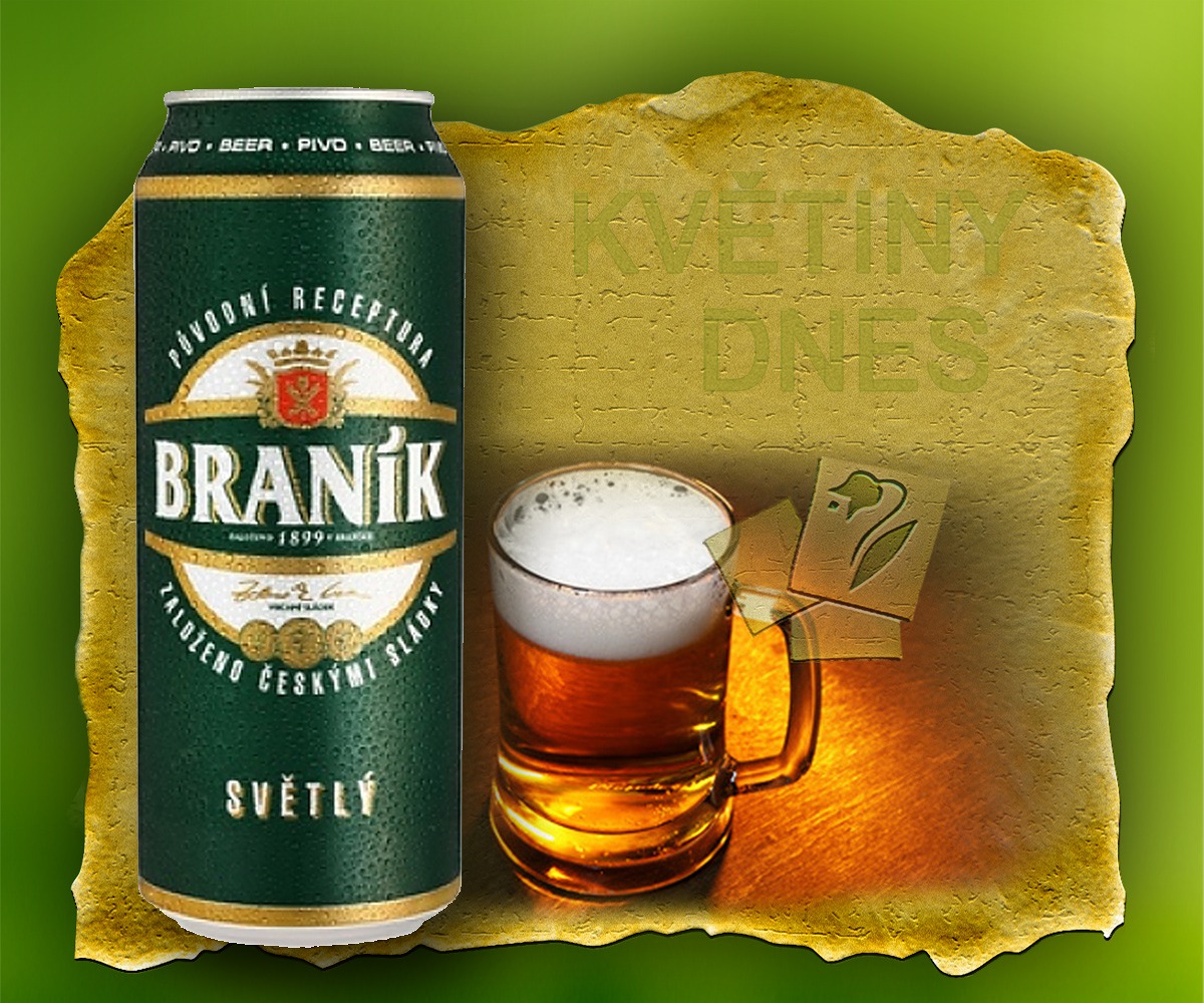 Pivo Braník plech